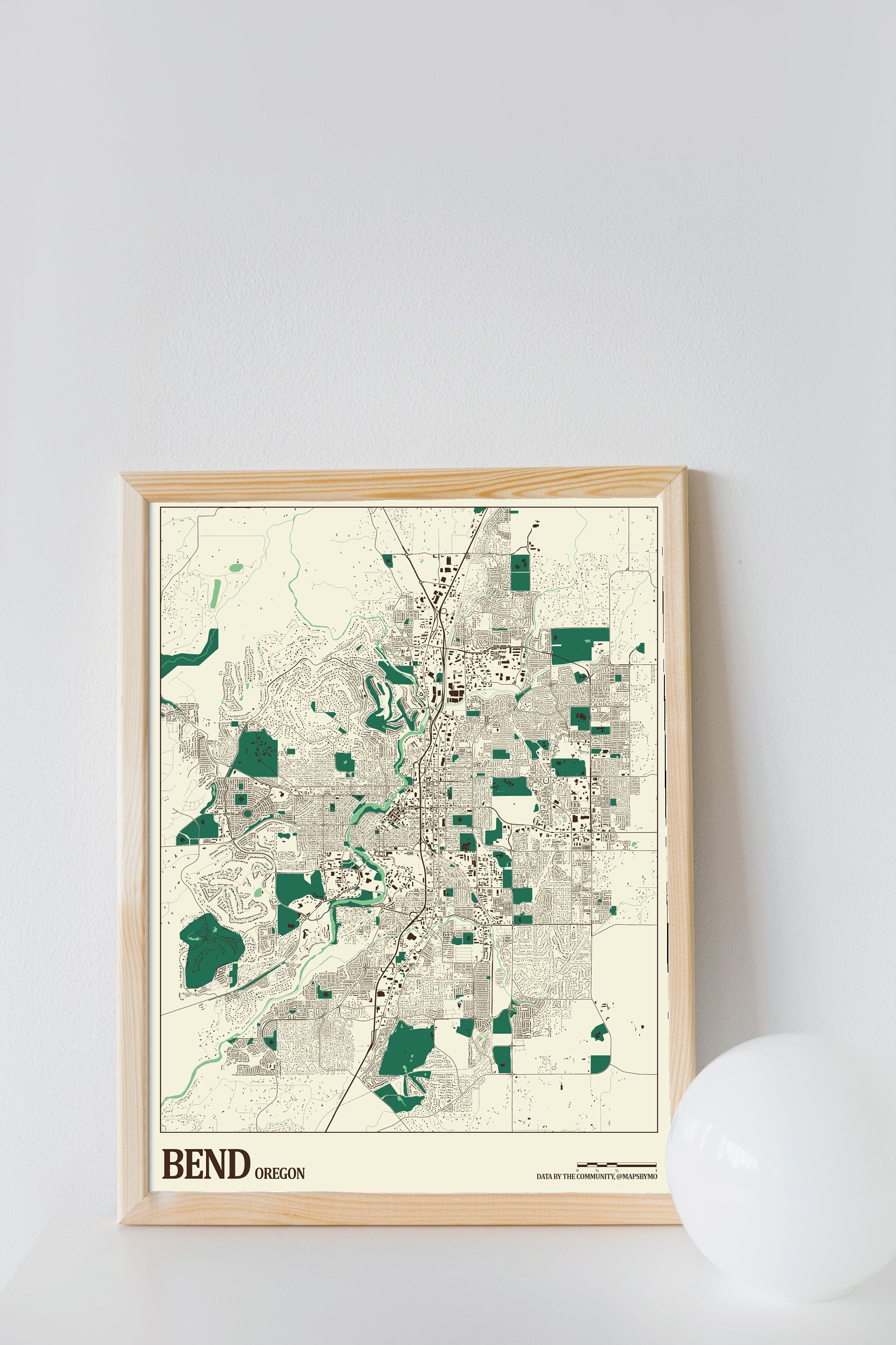 Bend Street Map - Etsy