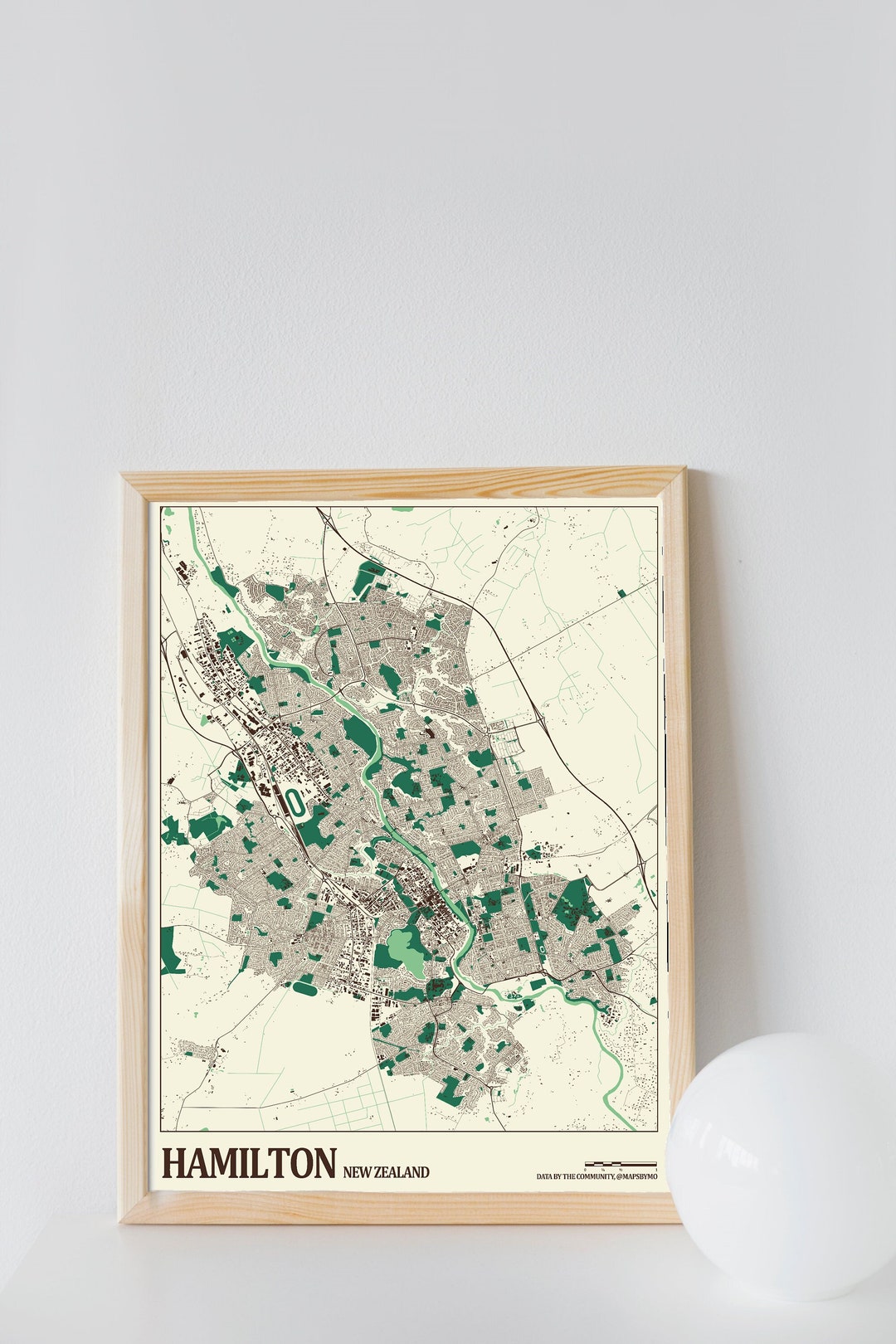 Hamilton Street Map - Etsy
