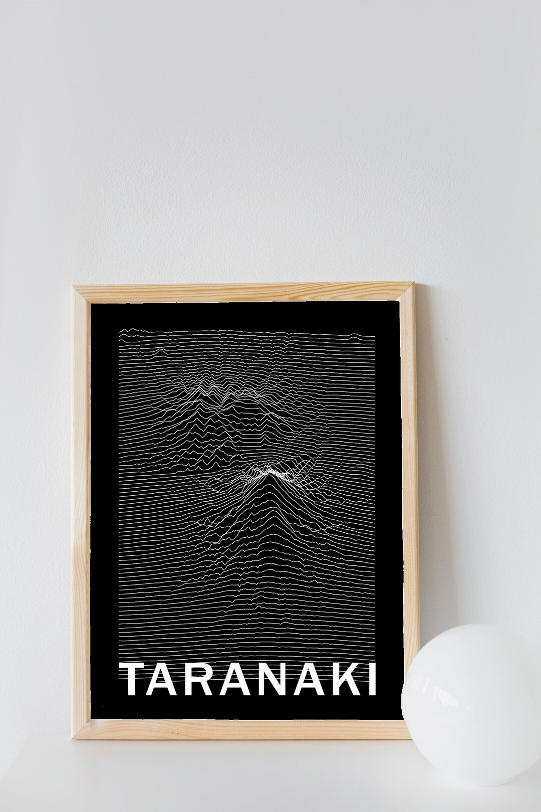 Mt. Taranaki Map - Etsy