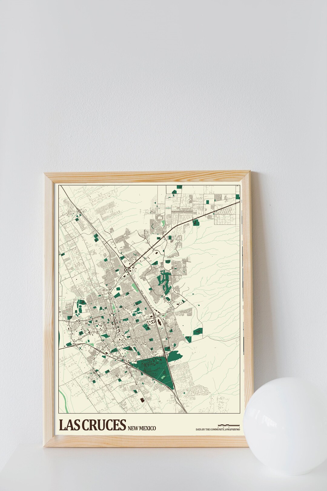 Las Cruces Street Map - Etsy