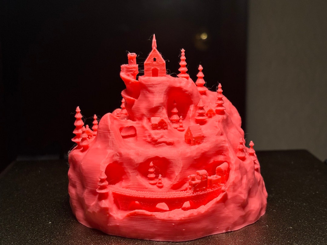 Christmas Village 3d Printed - Etsy