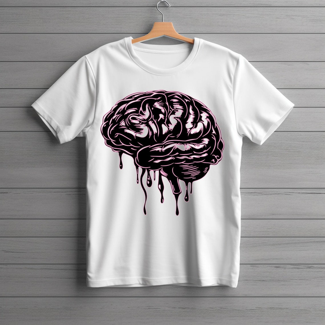Human Brain SVG Files for Instant Download, Brain SVG File for POD ...