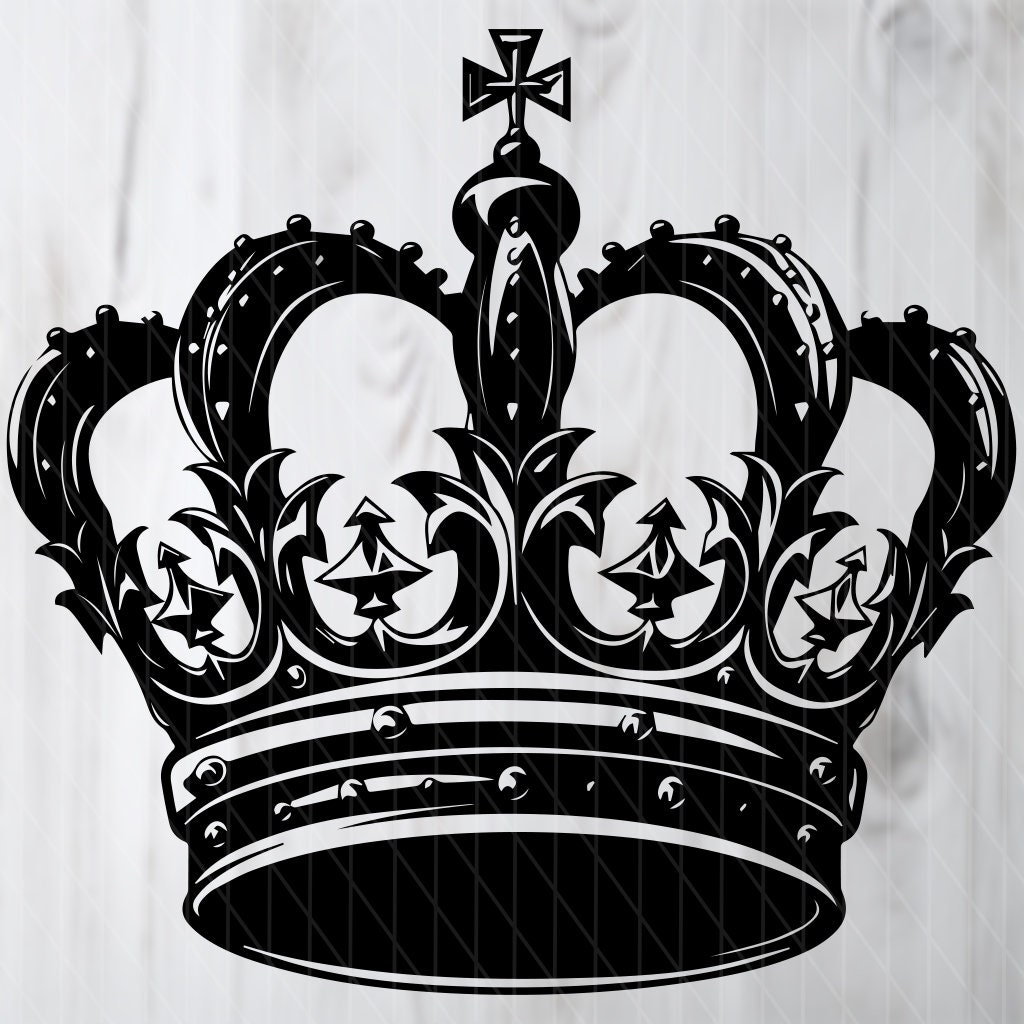 Crown SVG Files for Instant Download, Kings Crown SVG File for POD ...
