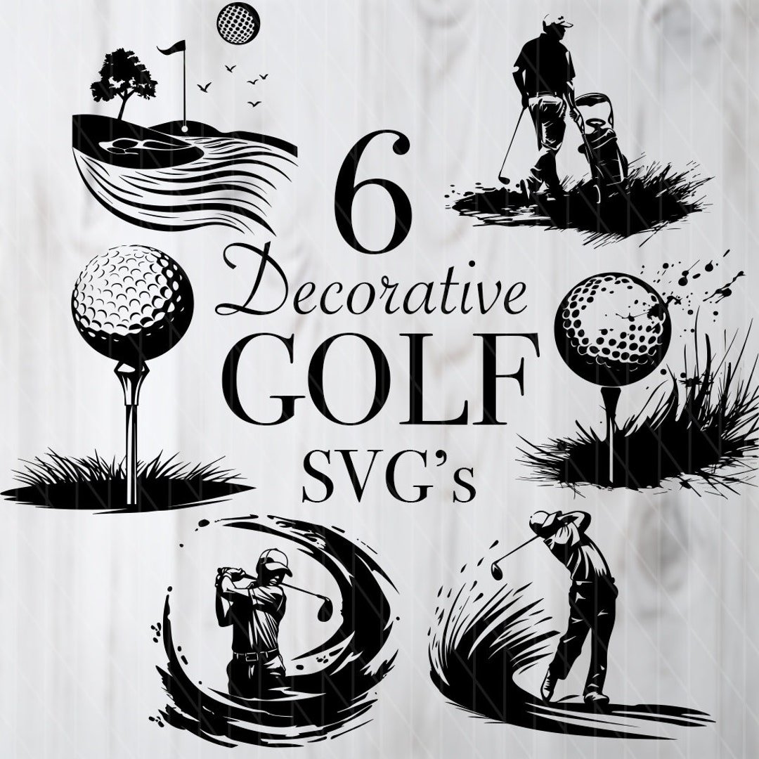Golf SVG Files for Instant Download, Golfing SVG File for POD, Golf ...