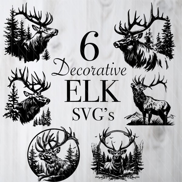 Elk Decal - Etsy