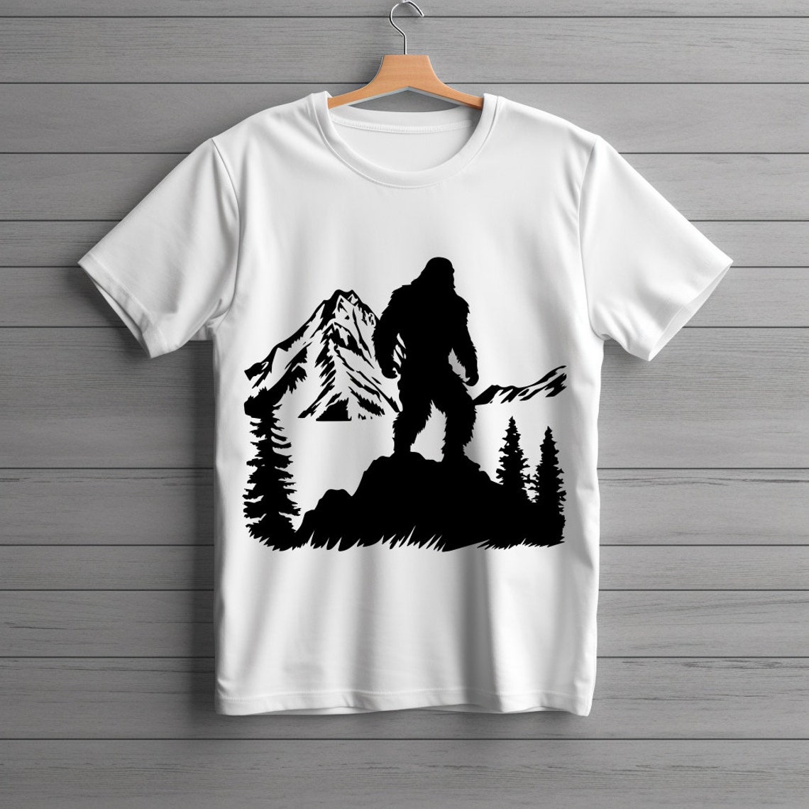 Bigfoot Silhouette SVG Files for Instant Download, Sasquatch SVG Files ...