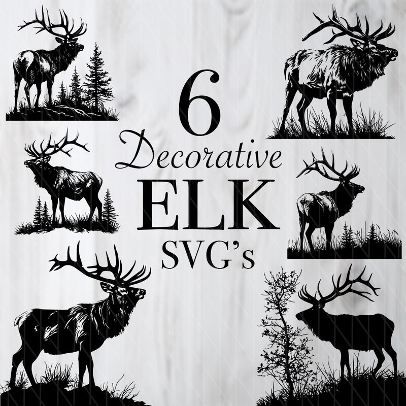 Elk Template - Etsy