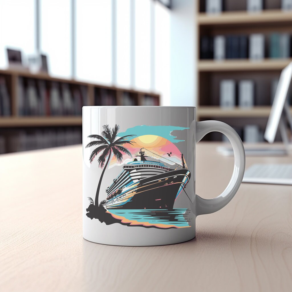 Cruise Ship SVG File for Instant Download, Cruise SVG File for POD ...