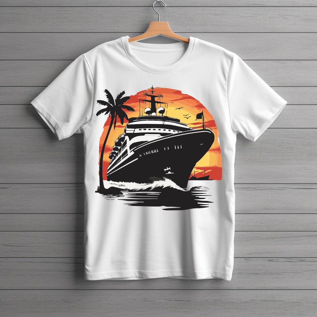 Cruise Ship SVG File for Instant Download, Cruise SVG File for POD ...