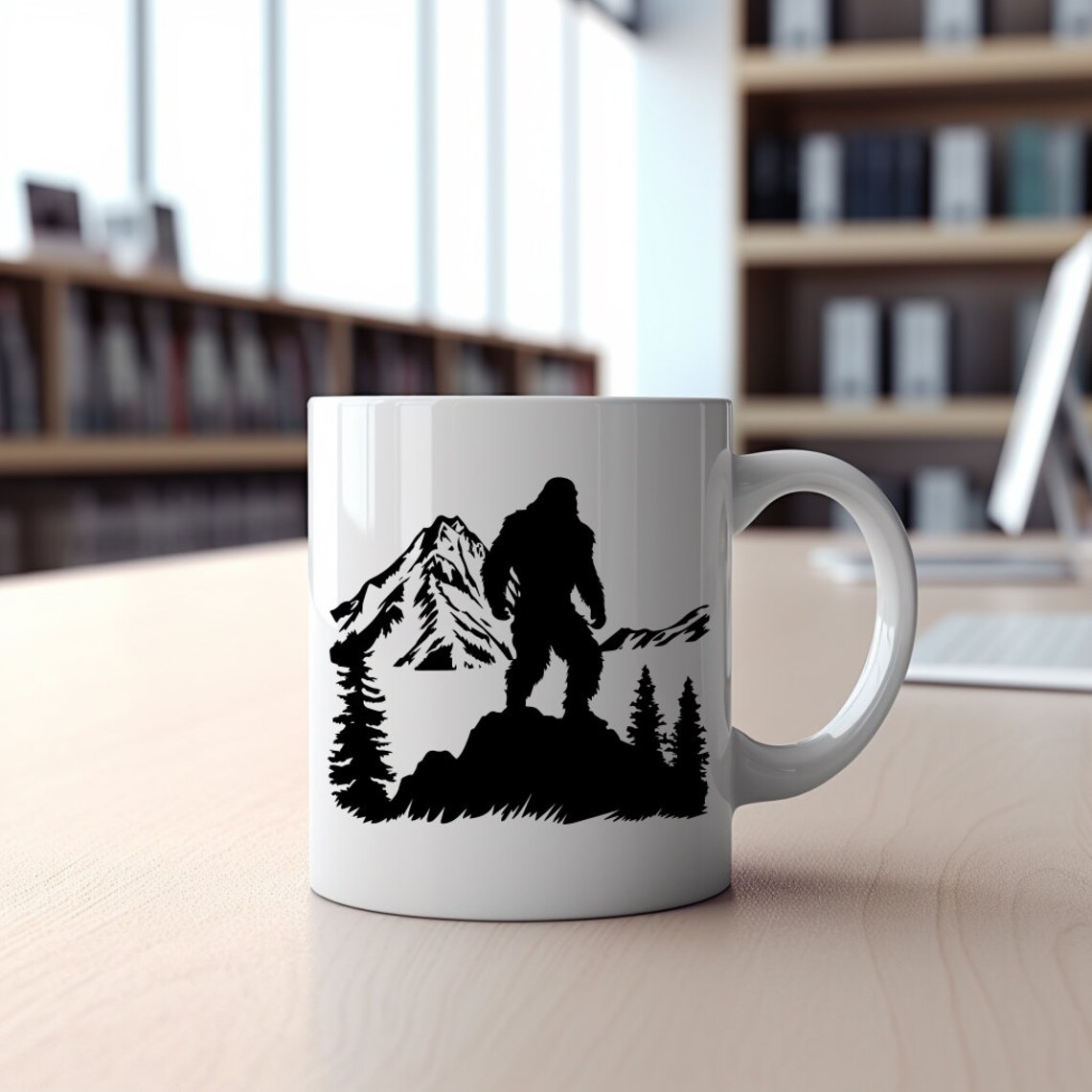 Bigfoot Silhouette SVG Files for Instant Download, Sasquatch SVG Files ...