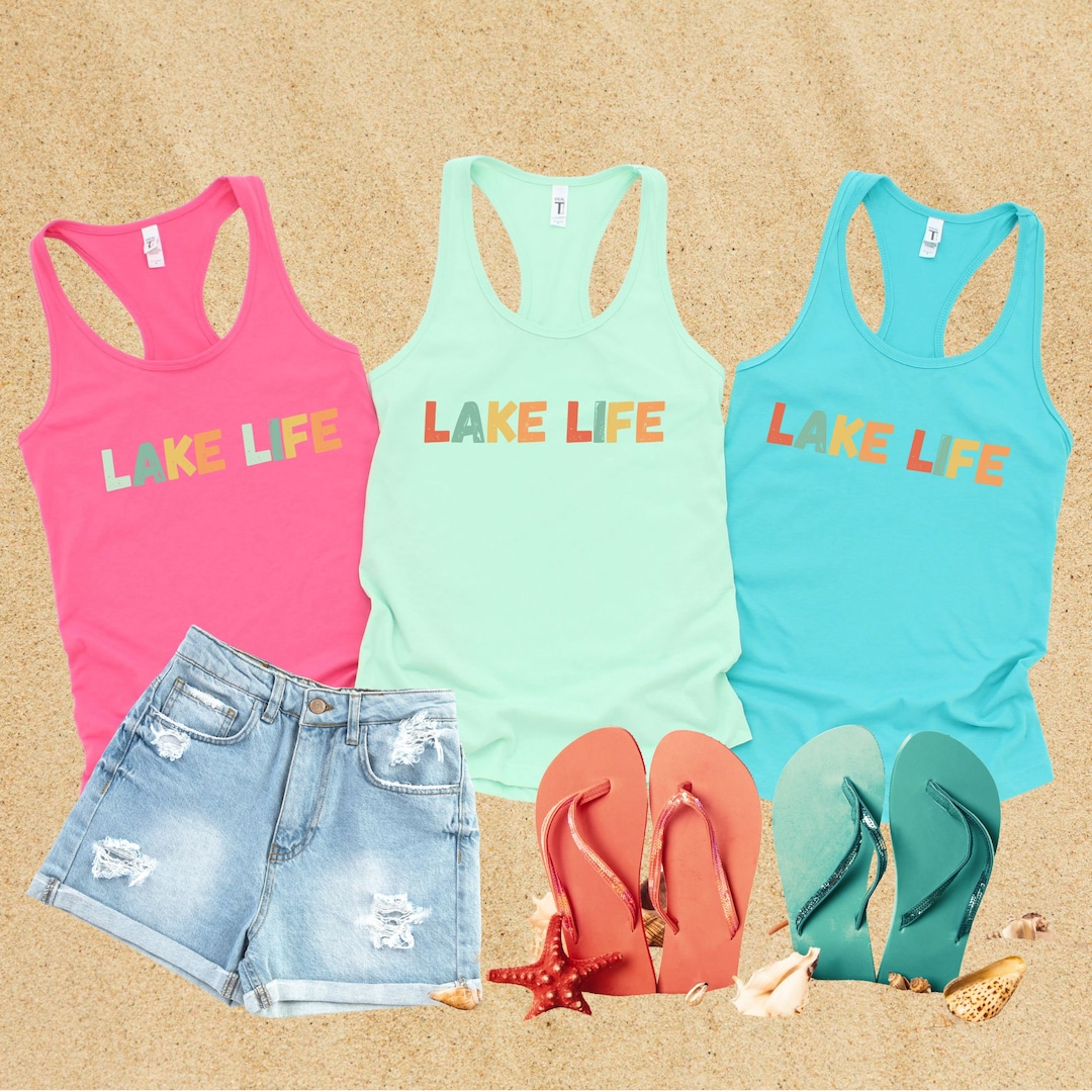 Lake Life Tank Lake Love Lake Vacation Tank Top Summer Love Vacation ...