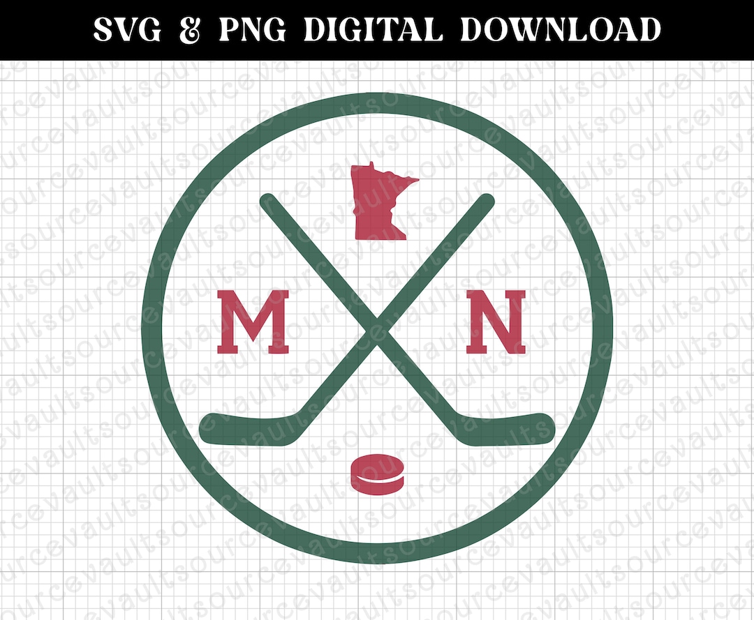 Minnesota Hockey SVG & PNG: Cricut, Silhouette Cut File (digital ...
