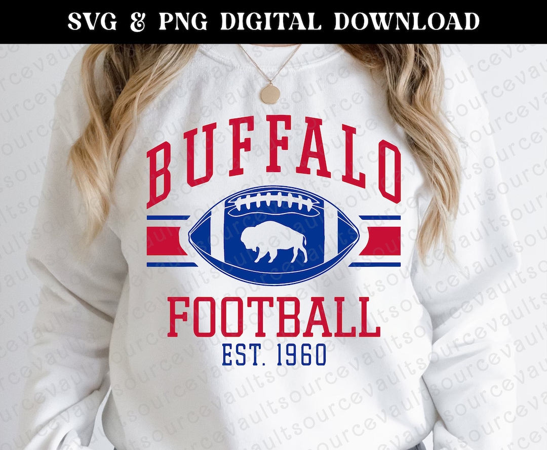 Buffalo Football SVG & PNG Instant Digital Download - Cut File for ...