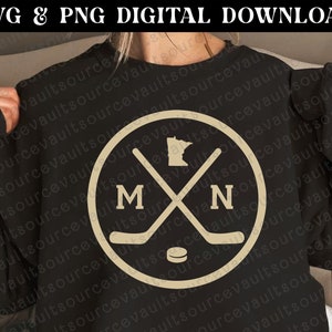Minnesota Hockey SVG & PNG: Cricut, Silhouette Cut File (digital ...