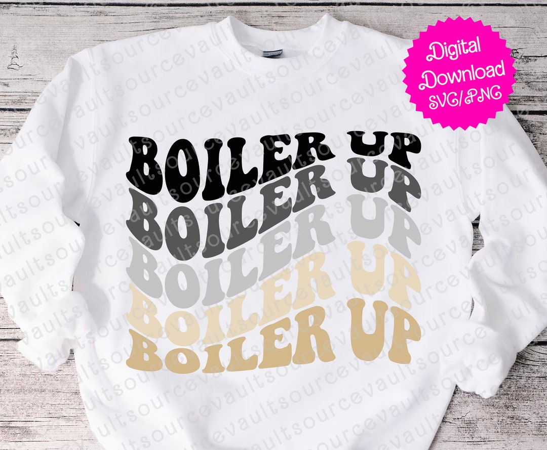Boiler up - SVG, PNG, & PDF - Cut File for Cricut + Silhouette ...