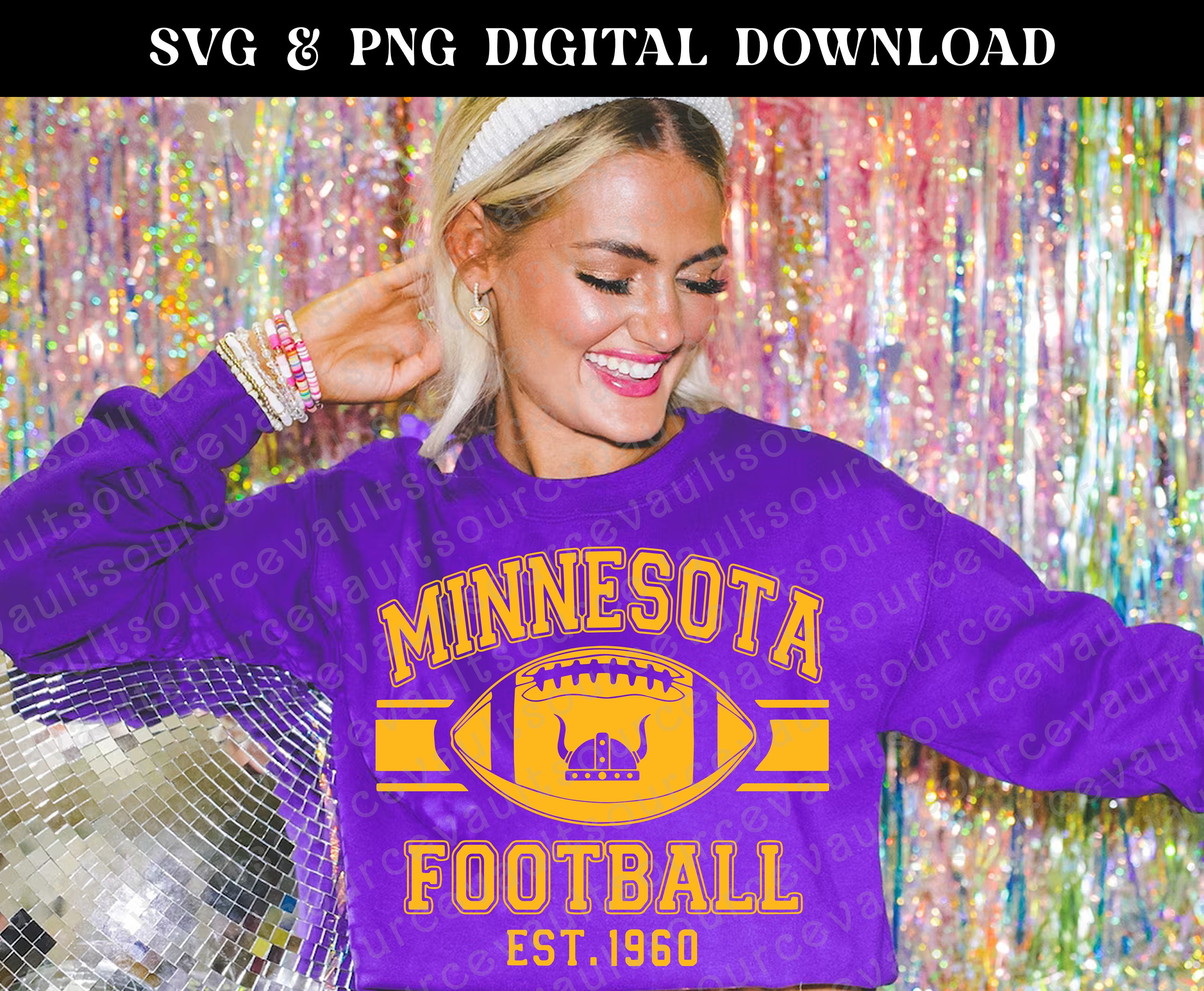 Minnesota Football SVG & PNG Instant Digital Download - Cut File for ...