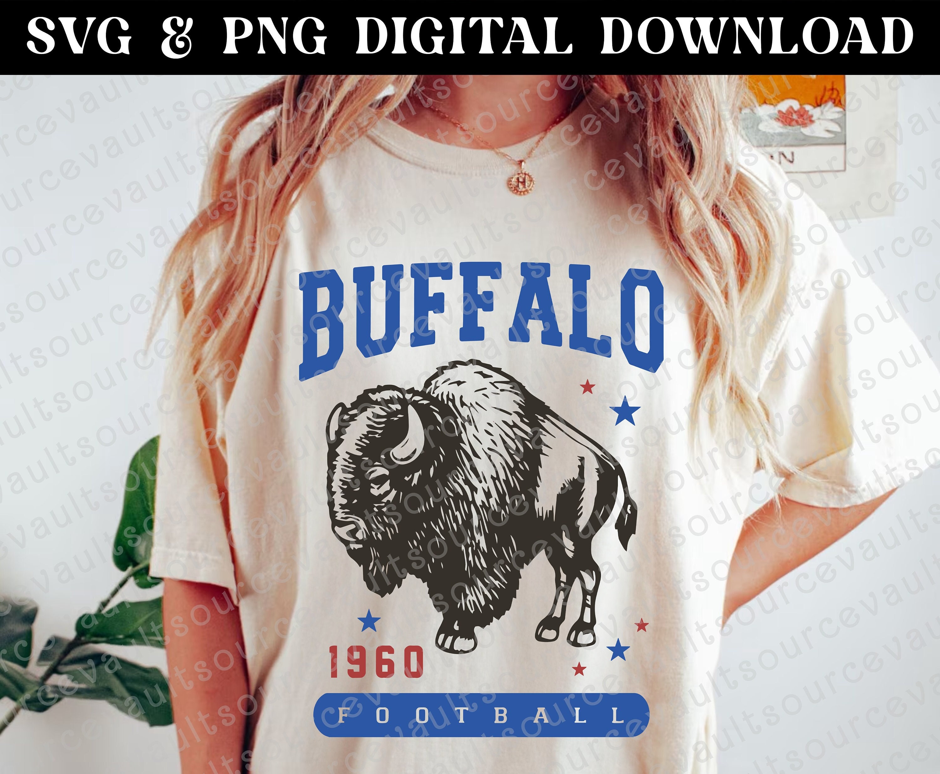 Buffalo Football SVG & PNG Instant Digital Download - Cut File for ...