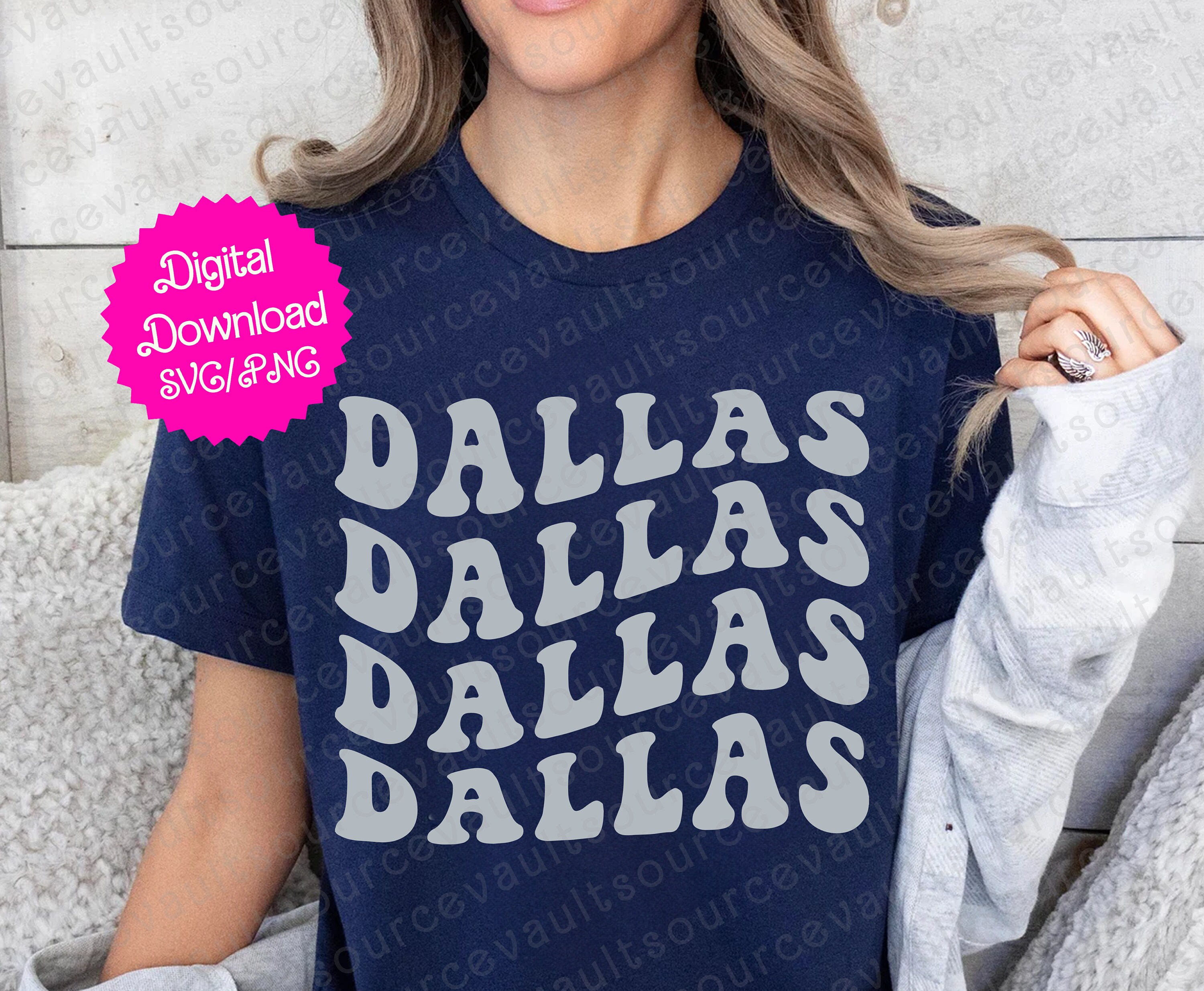 Dallas Football SVG & PNG Instant Digital Download Cut File for Cricut ...