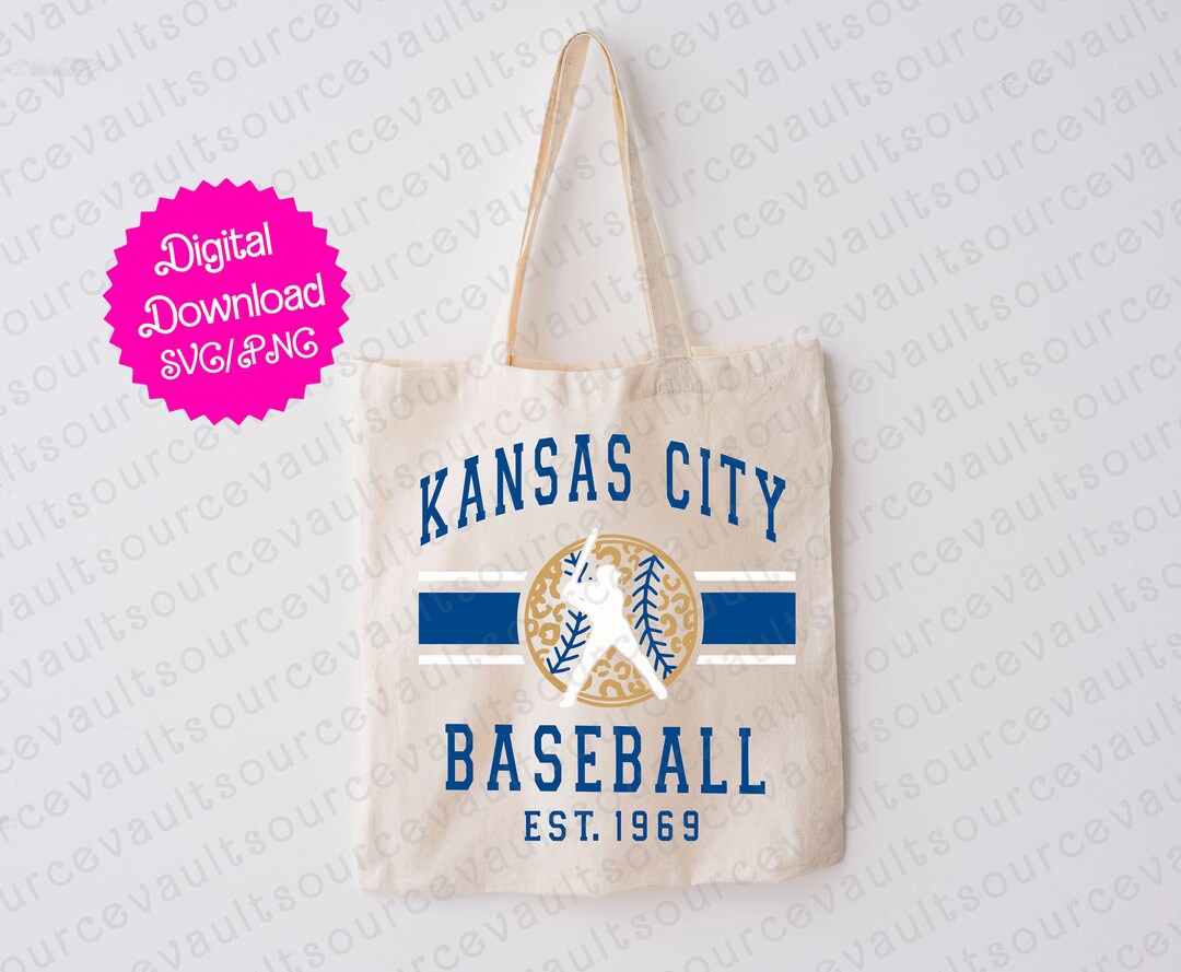 Kansas City Baseball Leopard SVG PNG - Cricut Silhouette (digital ...