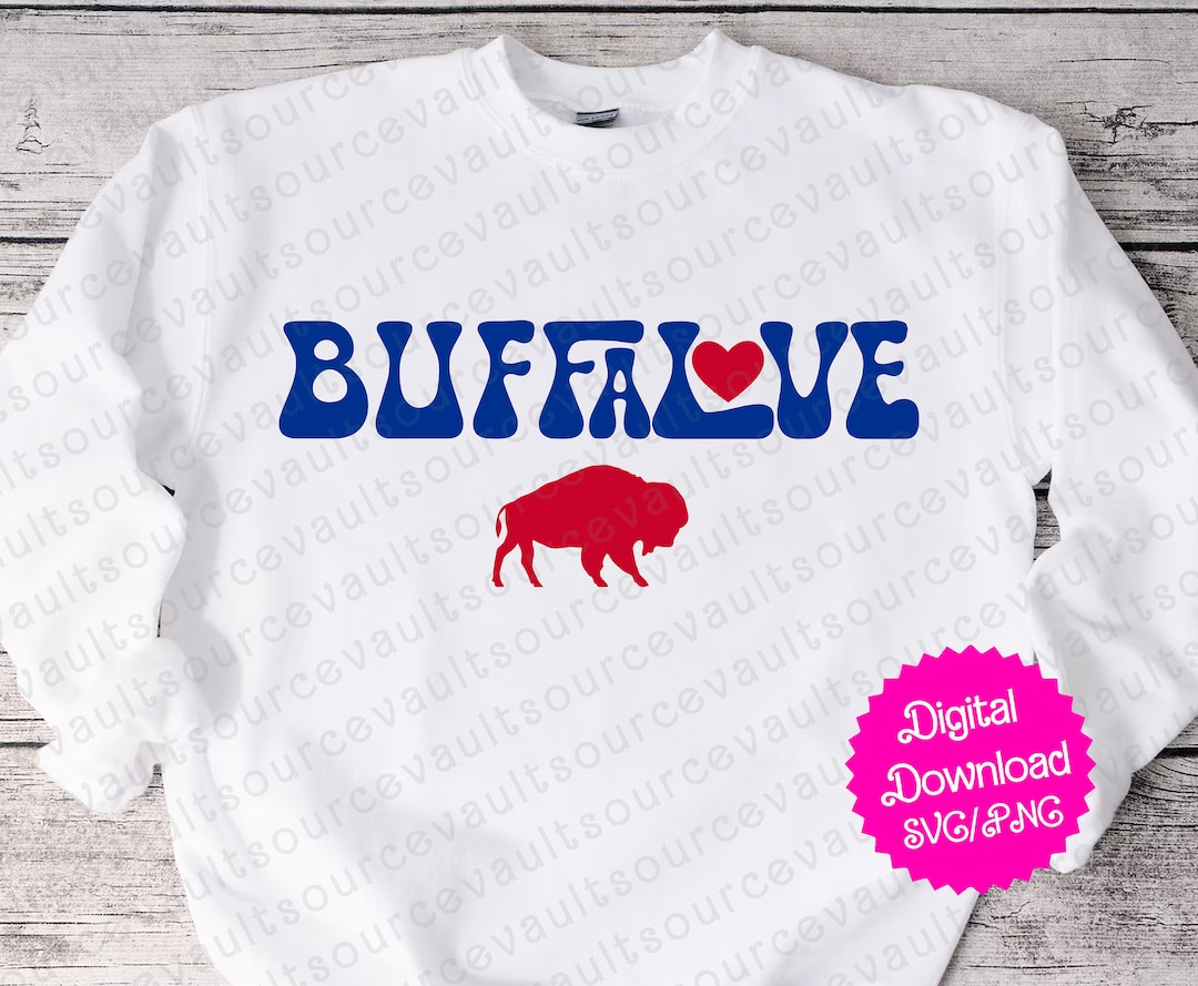 Buffalove - Buffalo Love - SVG & PNG Instant Digital Download - Cut ...
