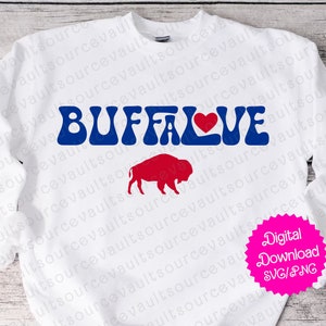Buffalove - Buffalo Love - SVG & PNG Instant Digital Download - Cut ...