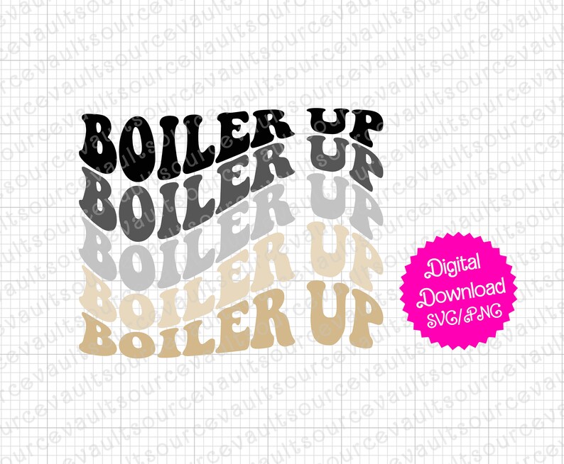 Boiler up - SVG, PNG, & PDF - Cut File for Cricut + Silhouette ...