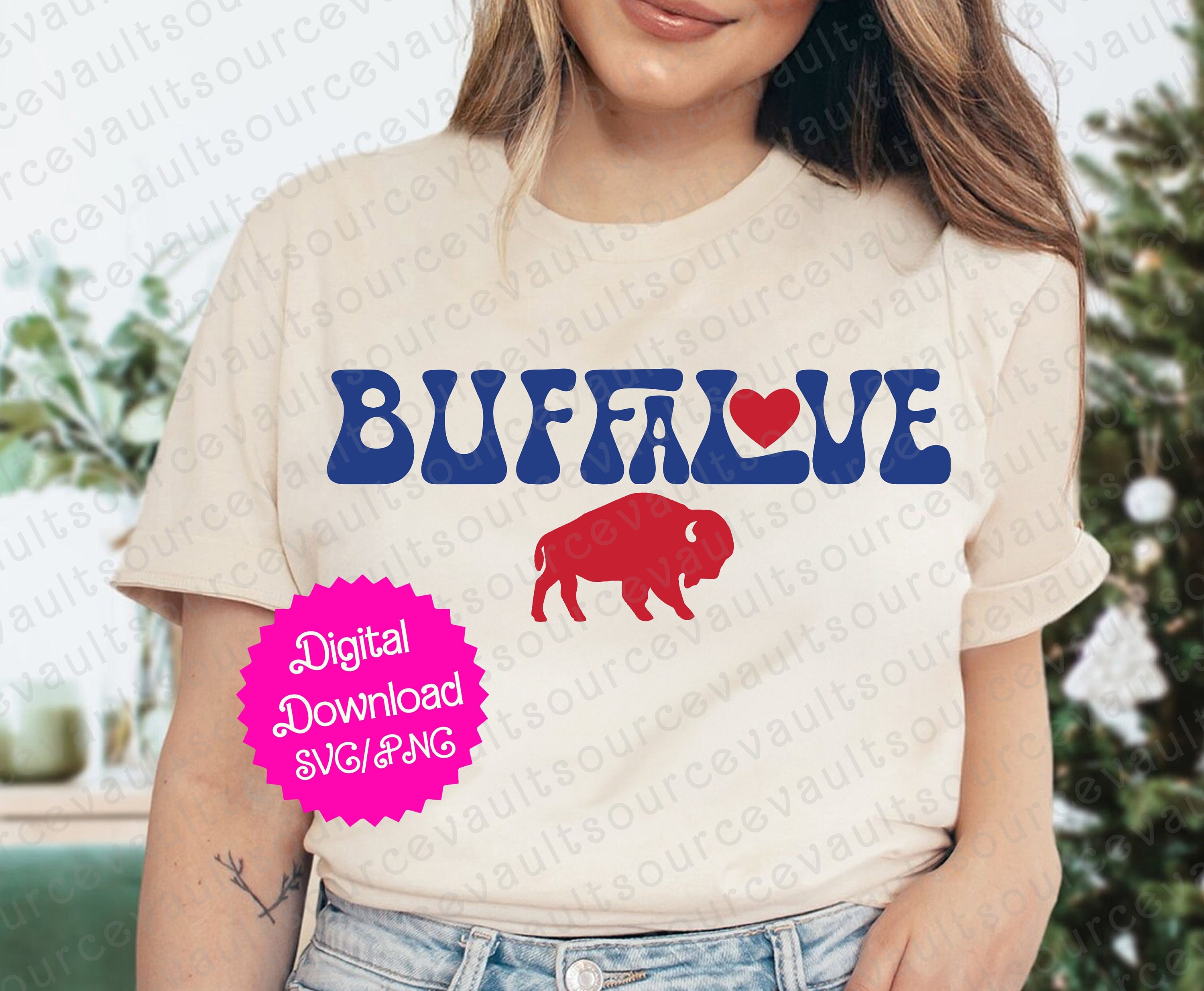 Buffalove Buffalo Love SVG & PNG Instant Digital Download Cut File for ...