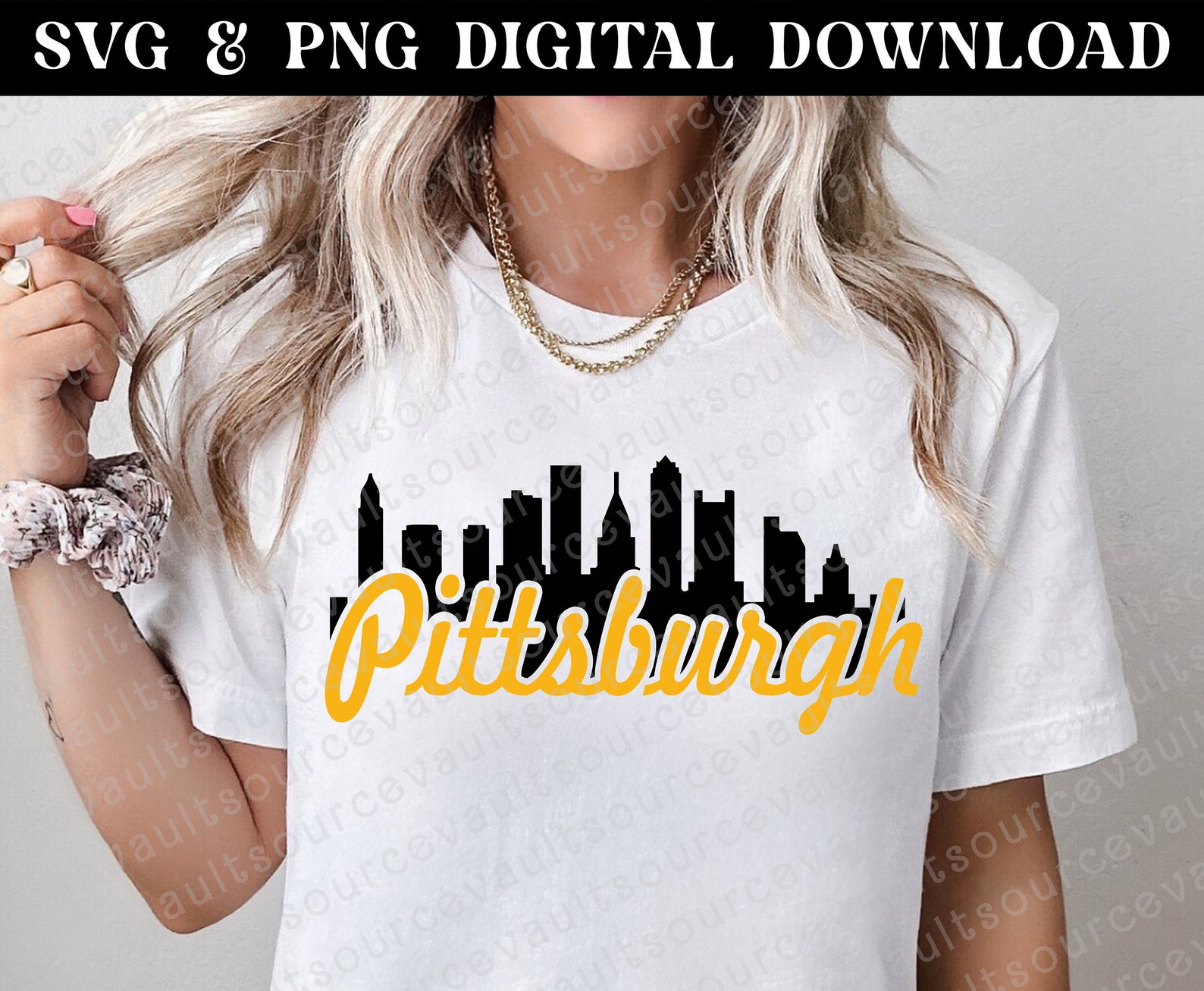 Pittsburgh Skyline SVG & PNG: Cityscape Cut File (digital Download) - Etsy