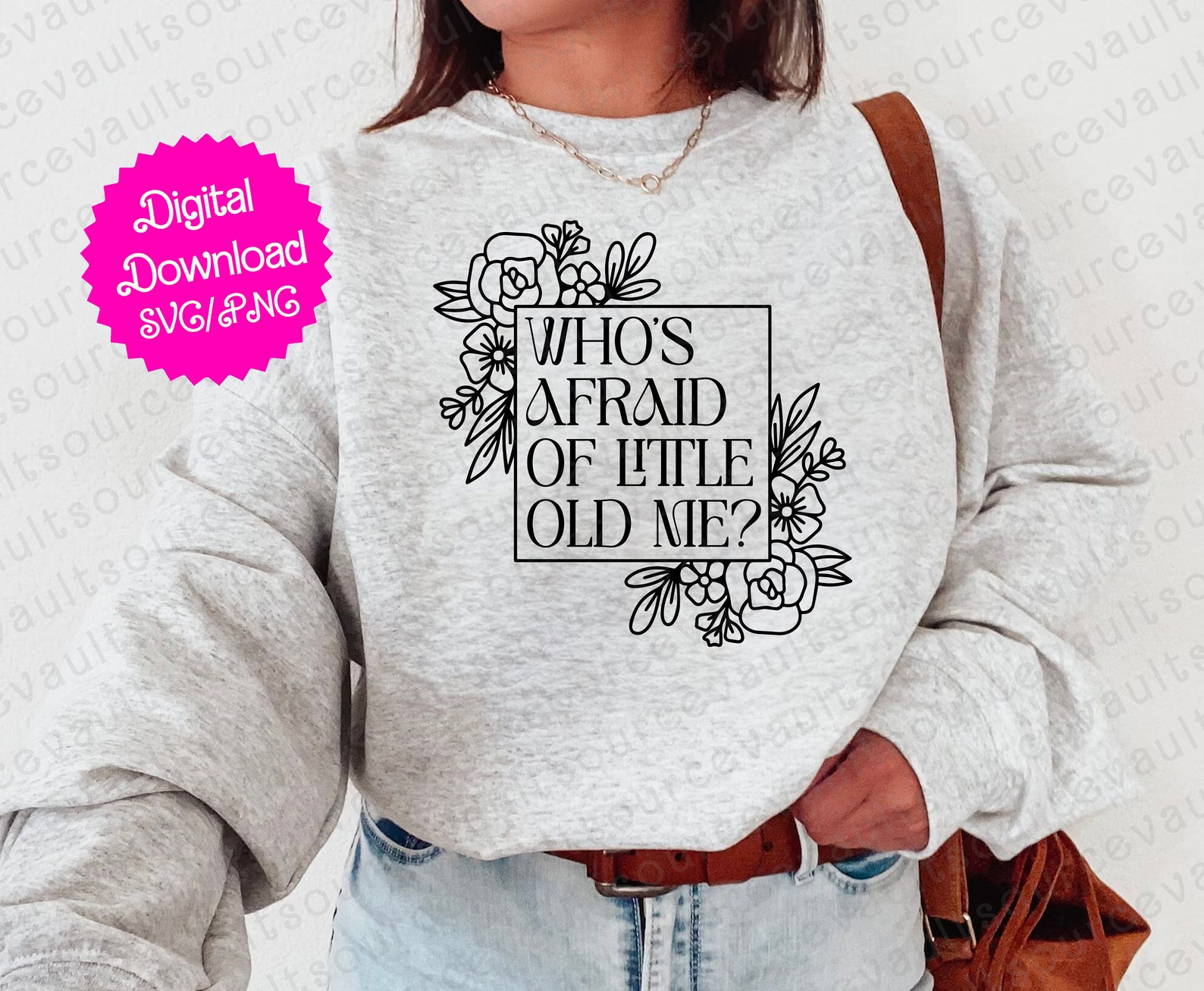 Who's Afraid of Little Old Me? - SVG & PNG Instant Digital Download ...