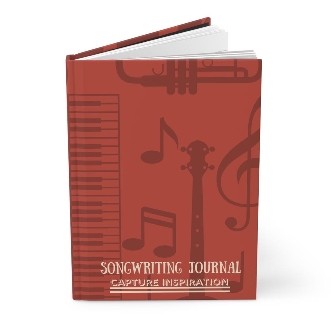 Songwriting Journal Capture Inspiration Journal Music Journal Lyric ...