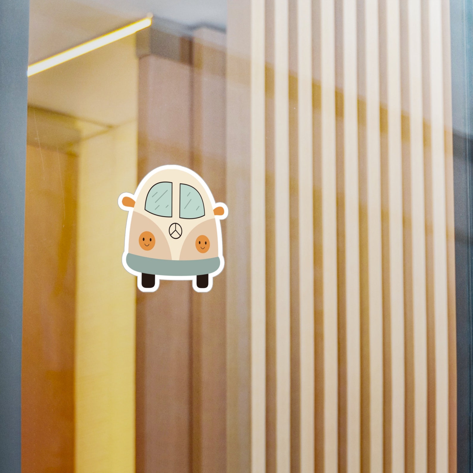 Kiss-cut Vinyl Decals - Boho Vinyl Decal - Hippie Van Vinyl Decal ...