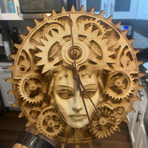 Steampunk Wall Clock - Etsy