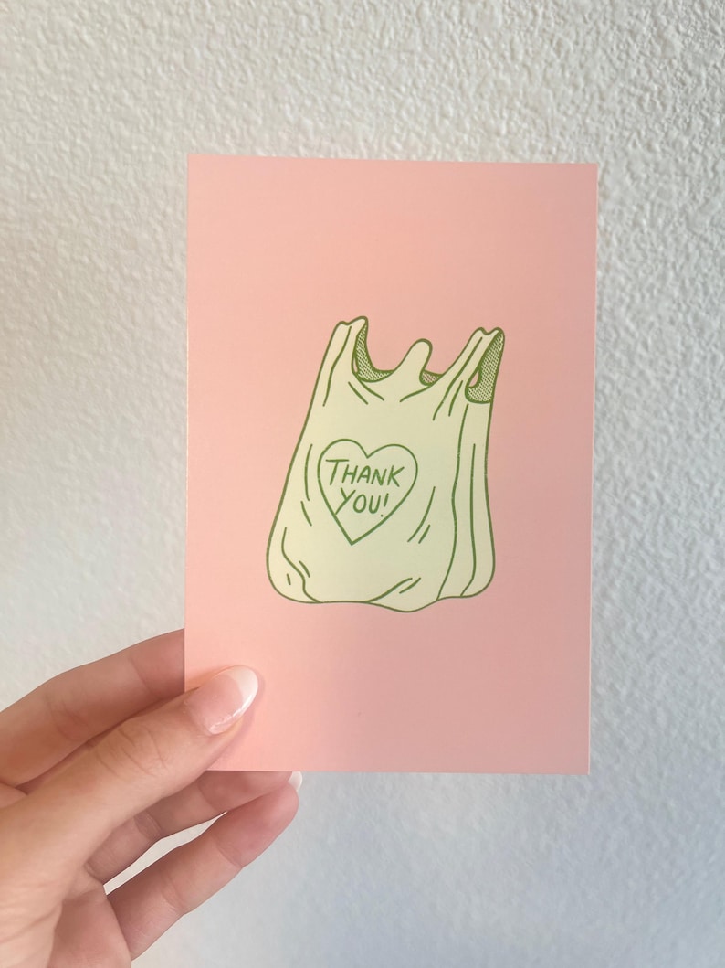 Thank You Bag Insert Card for Small Business Packaging - Cute Packaging ...