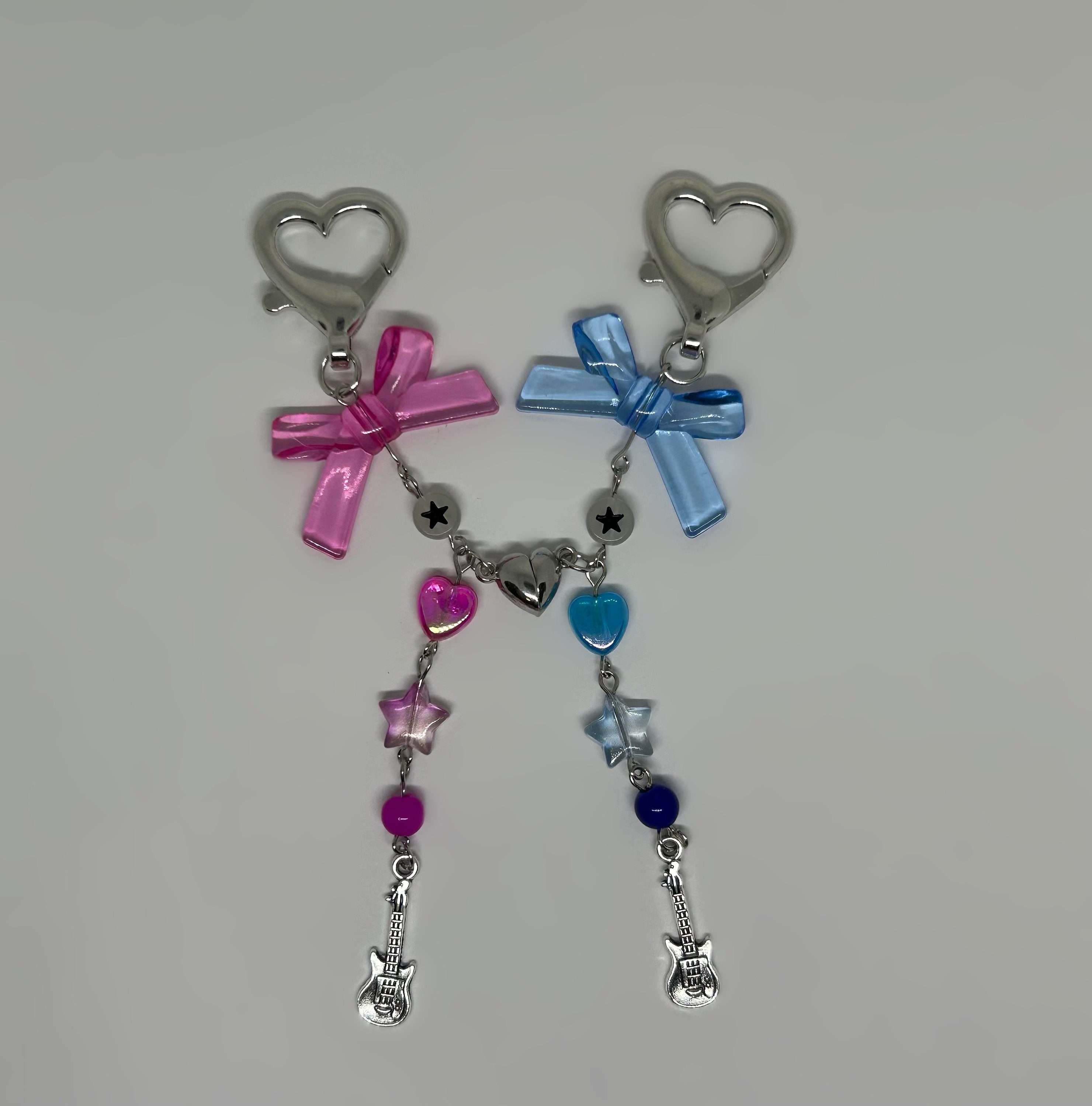 Matching Keychains Tv Girl Duo Couple Charms Matching Bracelet Pendant ...