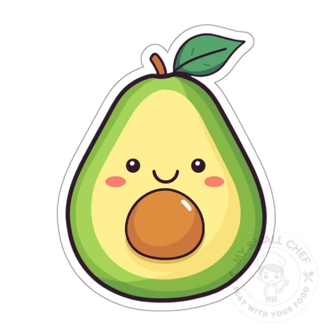 Avocado Vinyl Decal Sticker - Etsy
