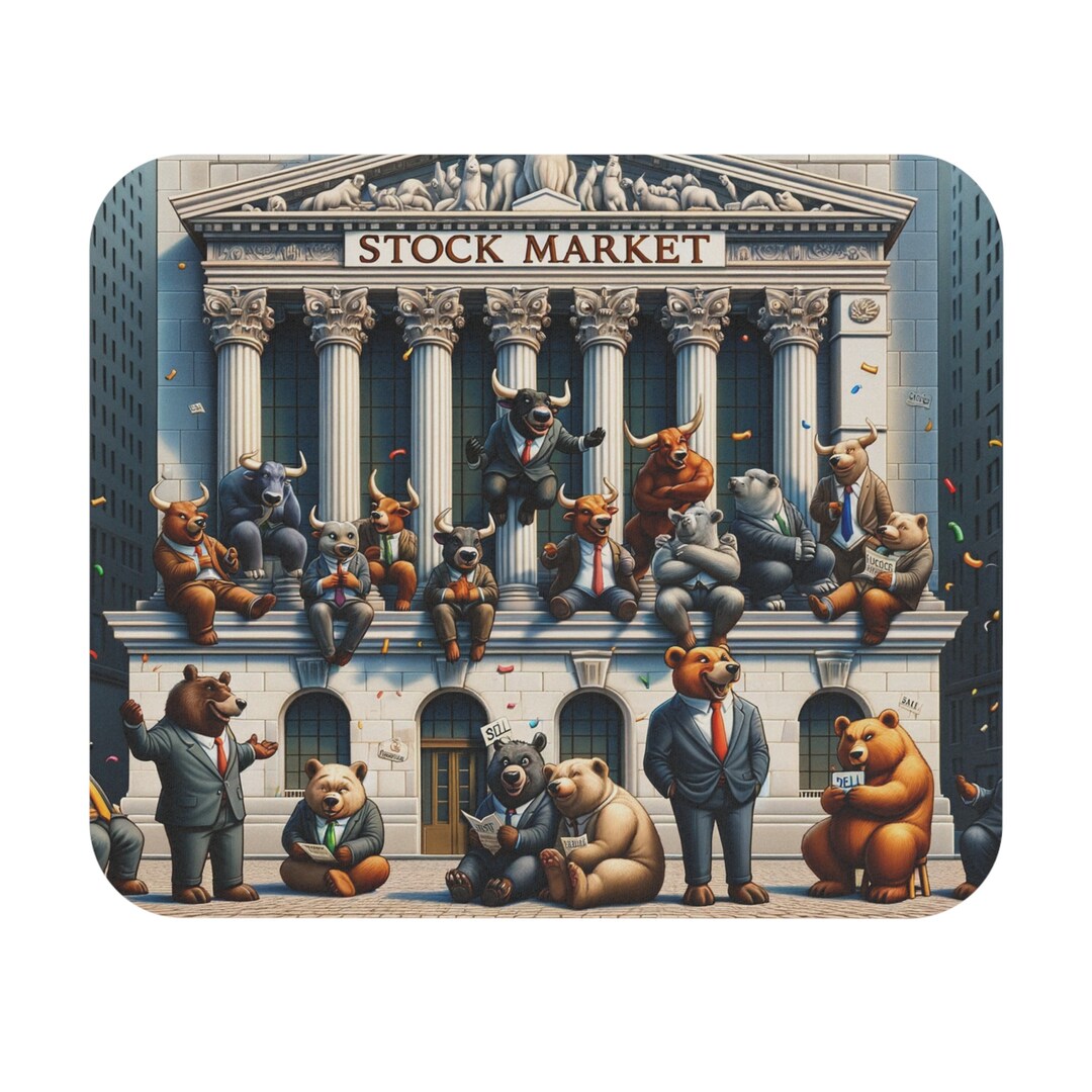 Stock Market - Mouse Pad (rectangle) - Etsy