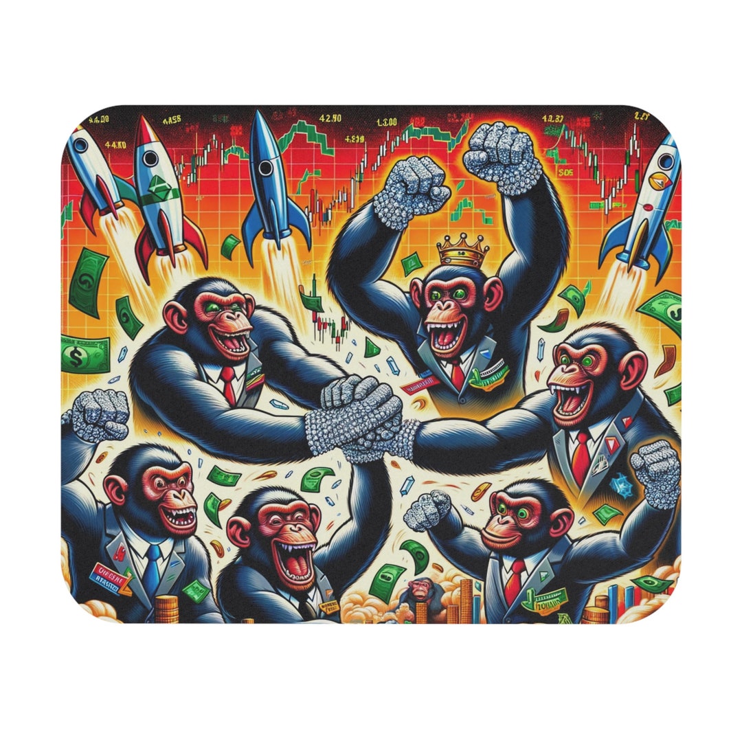 Apes With Diamond Hands - Mouse Pad - Etsy