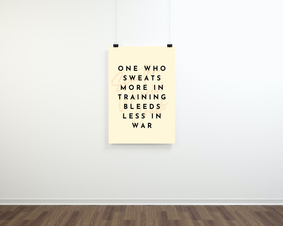 Credo by Spartan Warriors About Practice and Persistence - Etsy