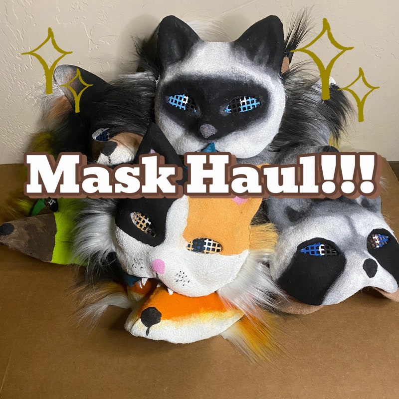 Therian Raccoon Mask - Etsy