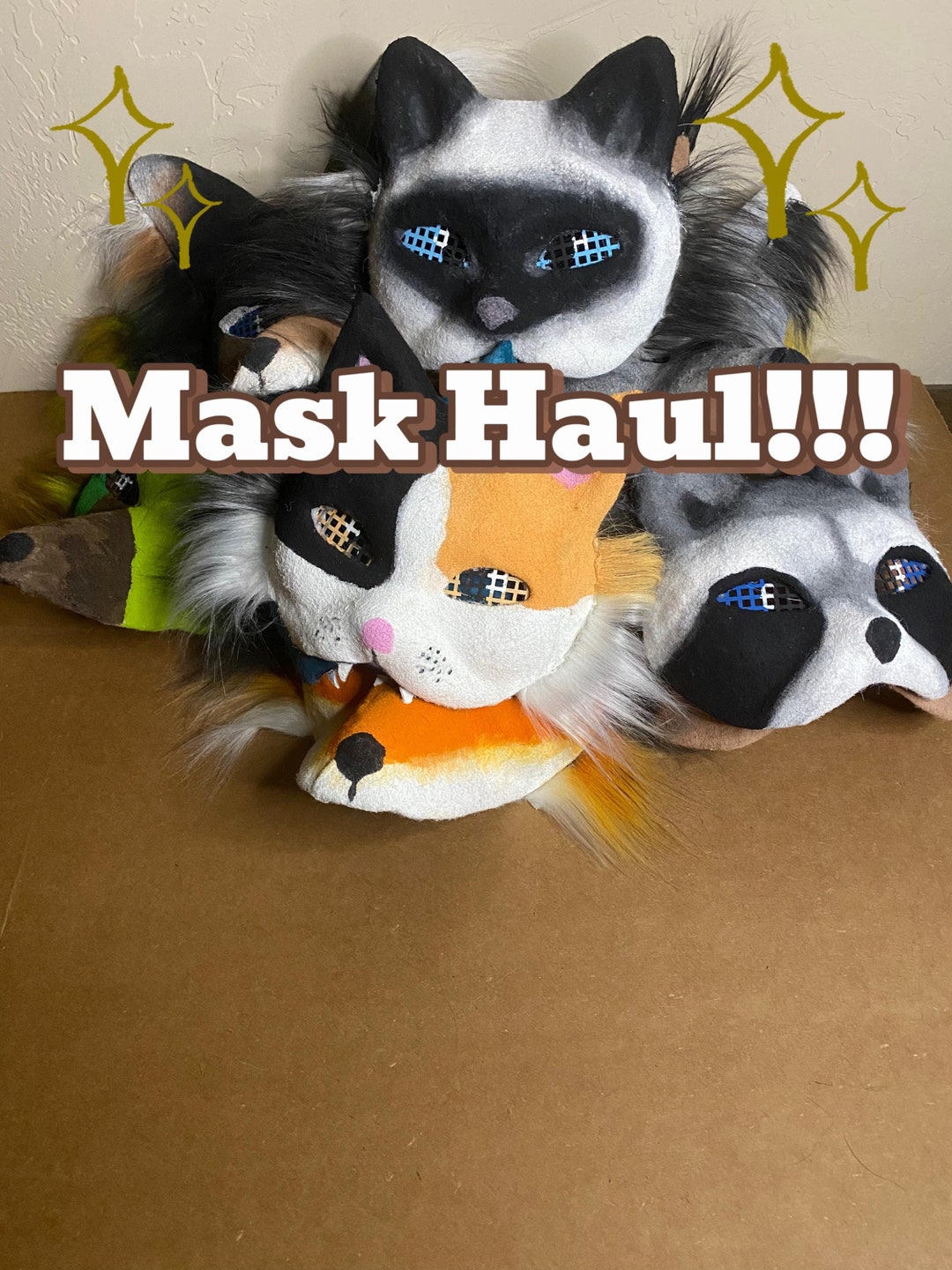 Felted Therian Furry Cosplay Mask Haul - Etsy
