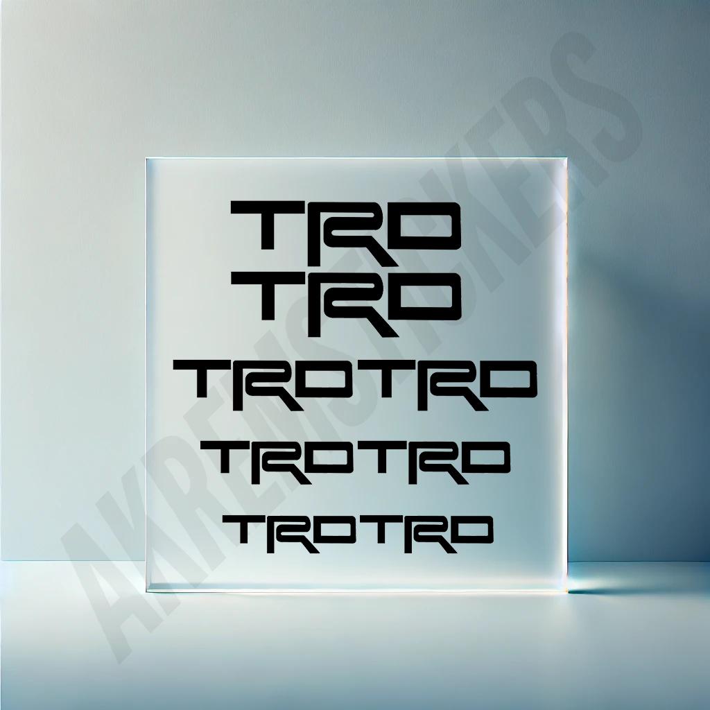 Toyota TRD Brake Caliper Decals: High-temp Vinyl Stickers - Etsy