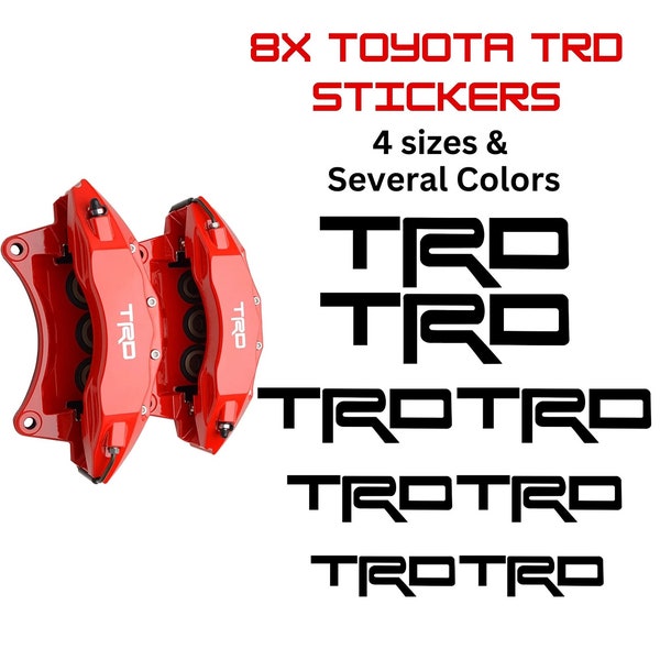 Toyota Caliper Decal - Etsy