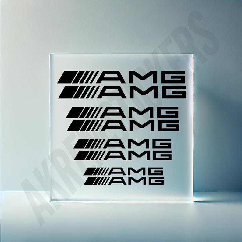 8x Mercedes AMG Brake Caliper Decal Stickers, Brake Caliper Decals ...