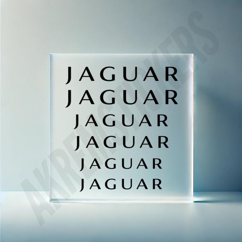 6x Jaguar Brake Caliper Decal Stickers: High-temp Vinyl Car Decals - Etsy