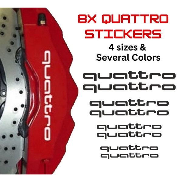 Audi Brake Caliper Decal - Etsy