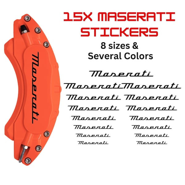 Maserati Car Decal - Etsy