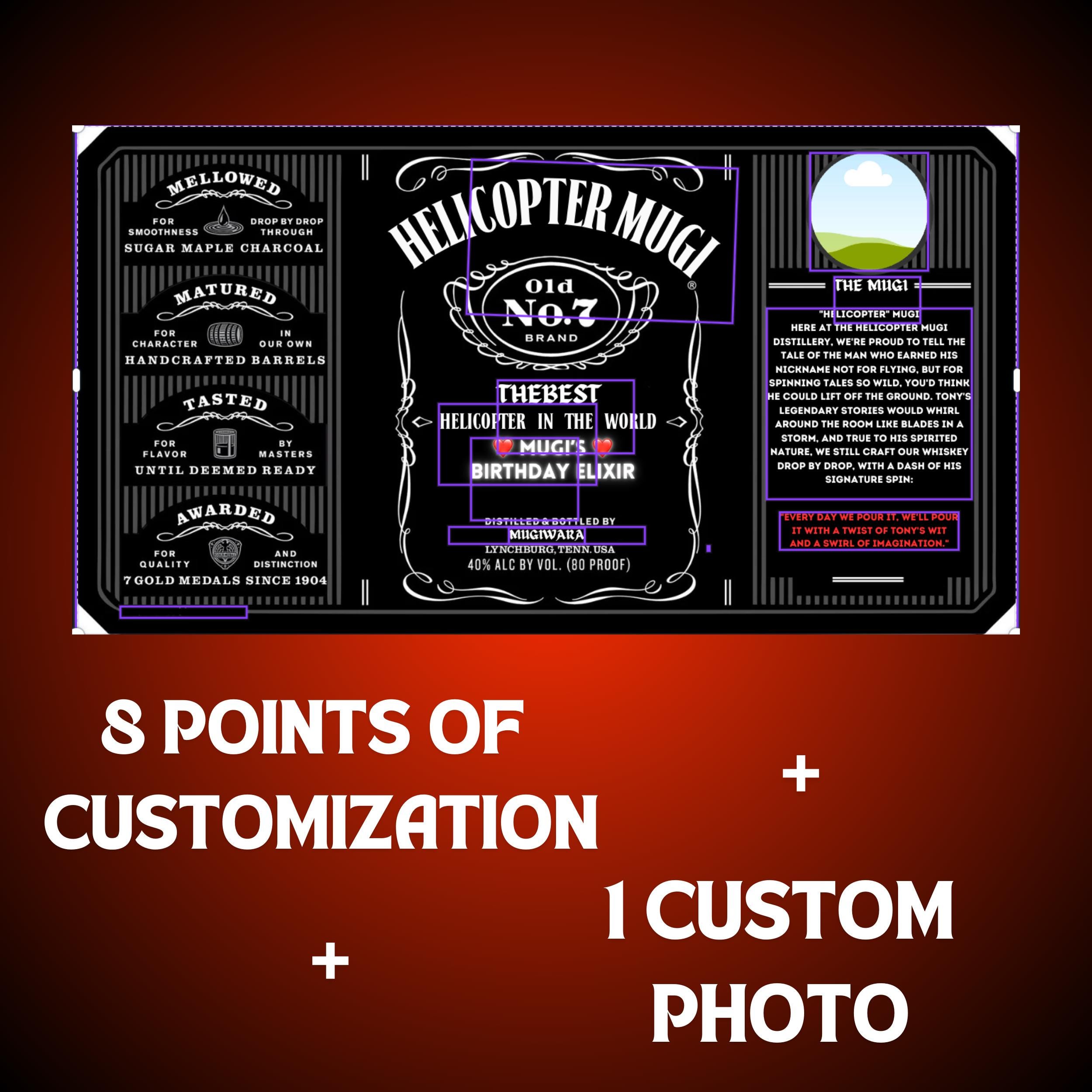 Personalized Whiskey Bottle Gift, Graduation Bachelorette Party, Custom ...