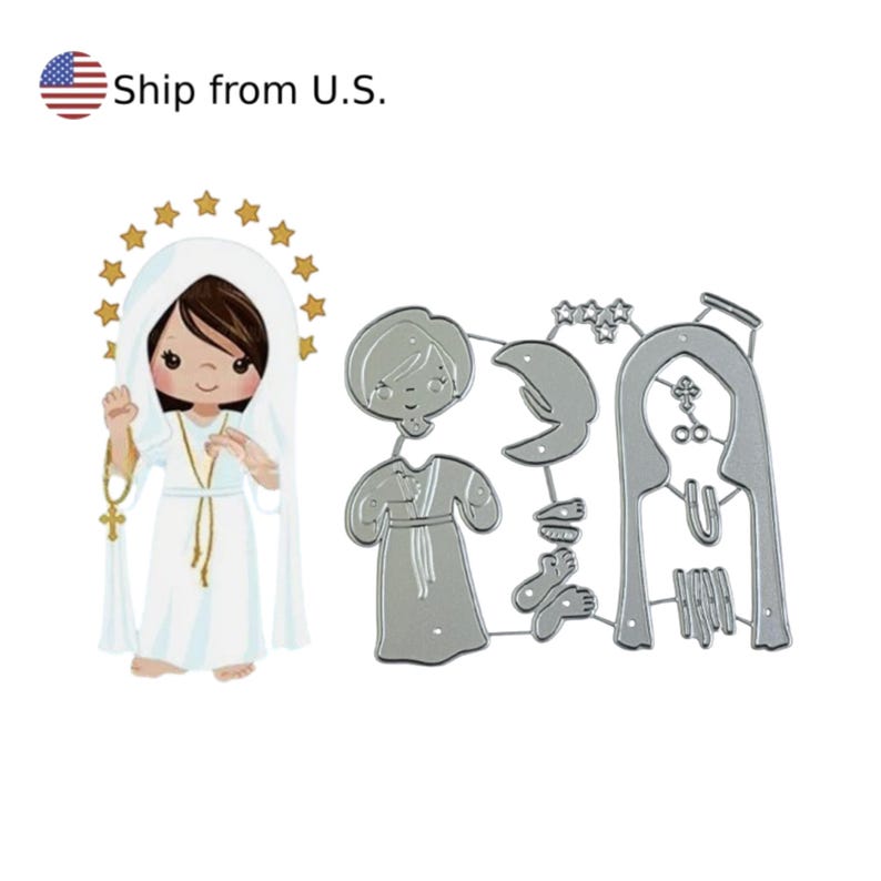 Religious Pope Saint Jesus Catholic Christian Metal Cutting Dies ...