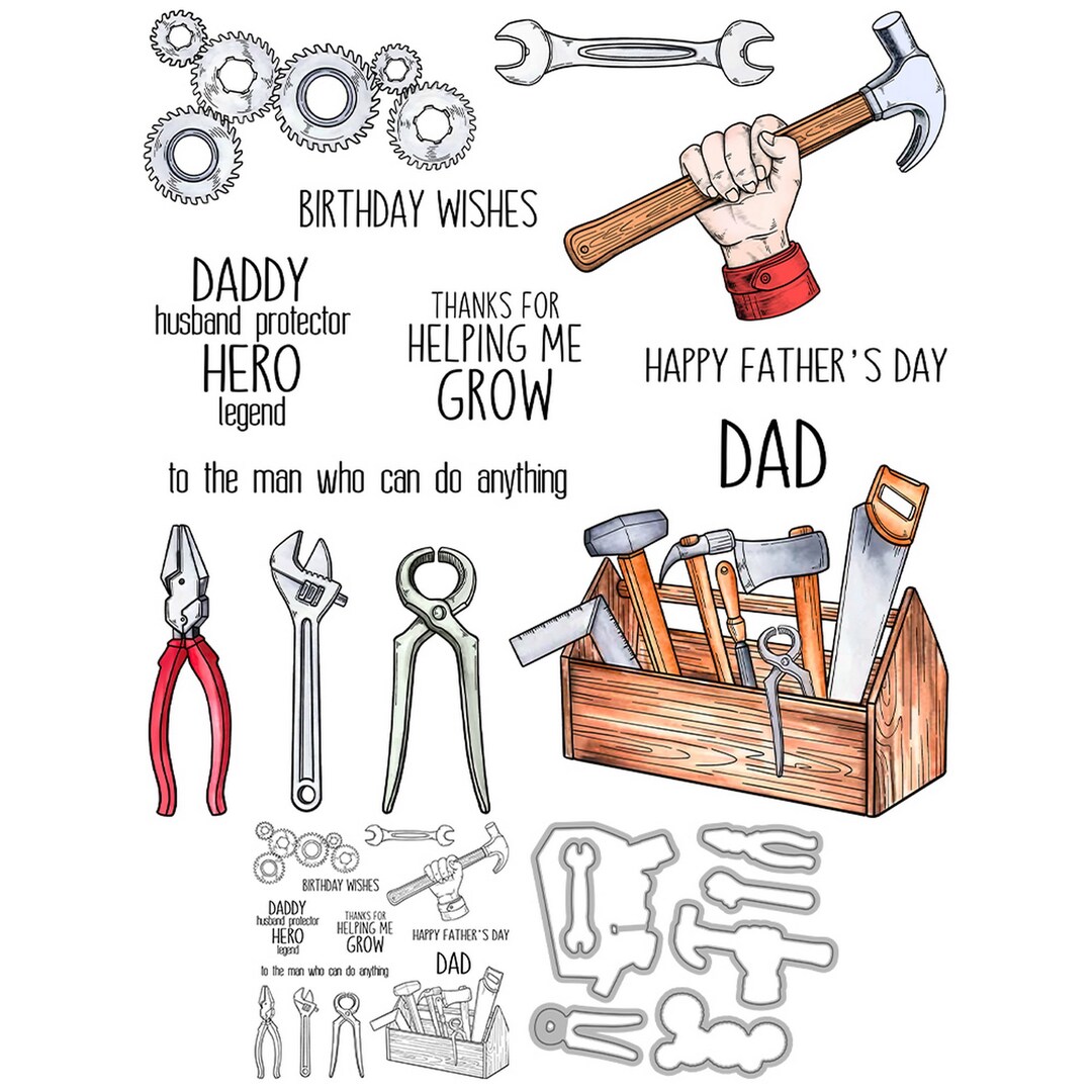 Happy Father's Day Hero Legend Tools Toolbox Man Who Can Do Anything ...