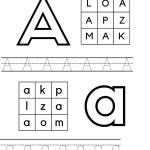 Alphabet Printable: Trace, Find, and Color - Etsy Australia